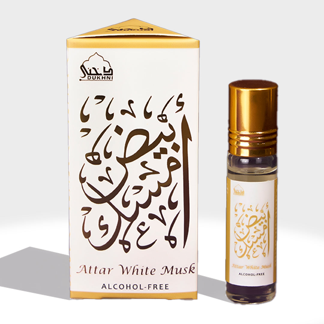 White Musk Attar Oil (6ml) - Fresh, Balanced Unisex Scent | Premium ...