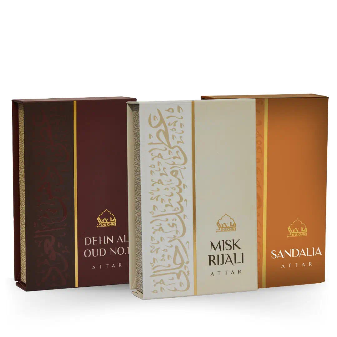 Dukhni Attar Trio Gift Set - Premium Oriental Fragrance | Dukhni India ...